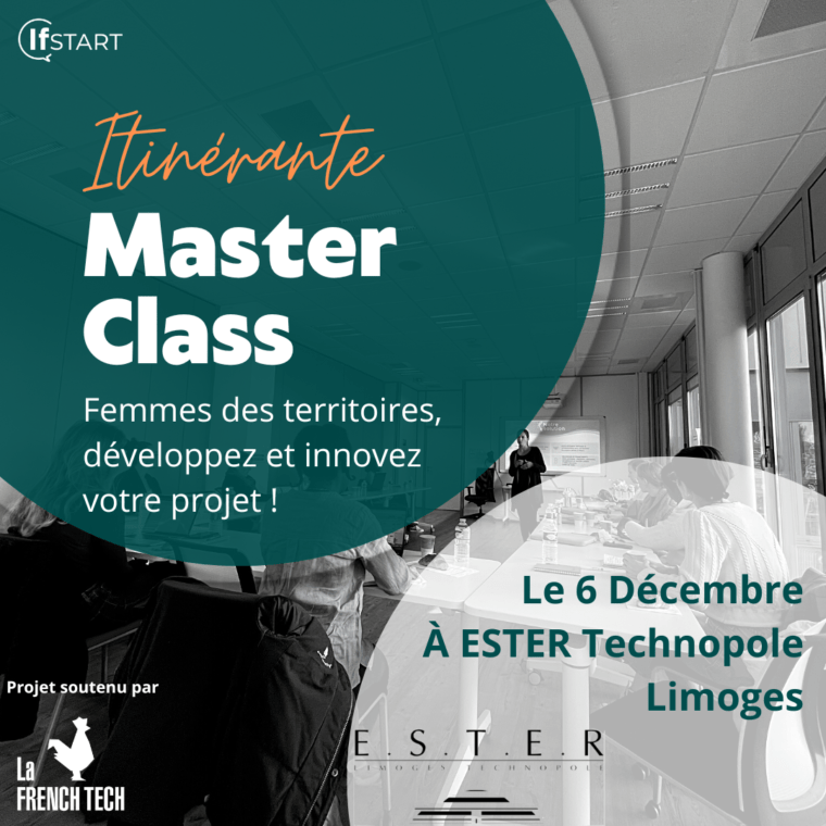 Master Class "Femmes des territoires, développez et financez votre projet !" - ESTER Technopole ...